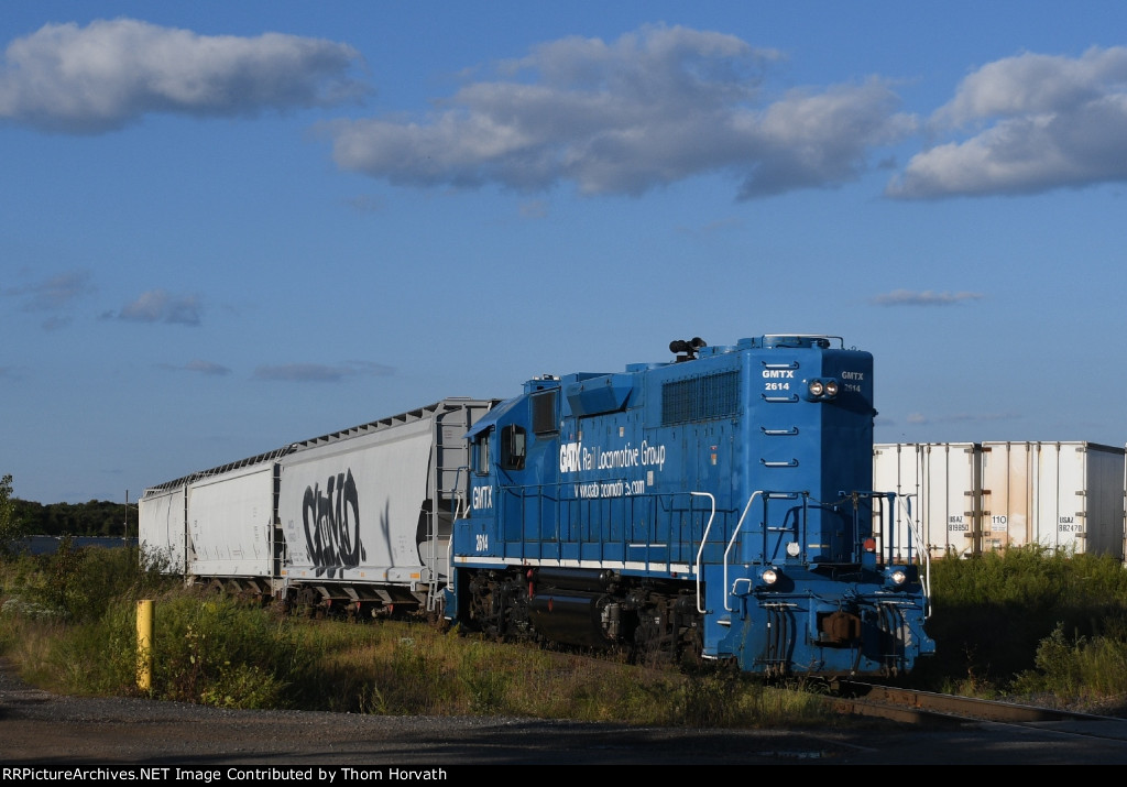 GMTX 2614 works the Veterans Industrial Park get ready some hoppers